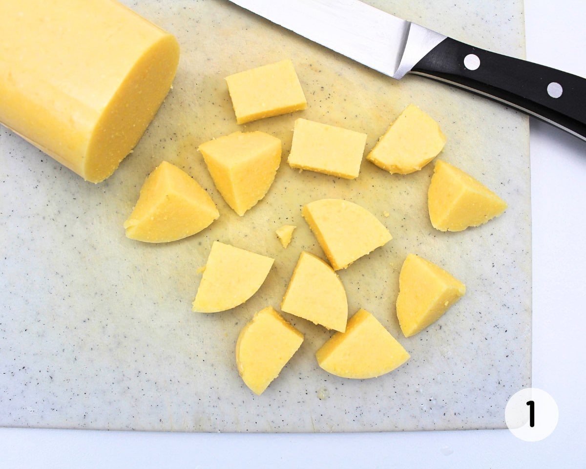 Creamy Polenta from a Tube - The Cunning Kitchen