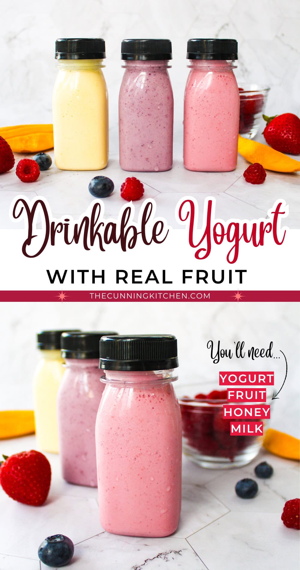 Homemade Drinkable Yogurt - The Cunning Kitchen