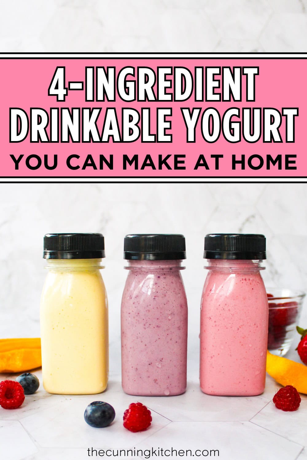 Homemade Drinkable Yogurt - The Cunning Kitchen